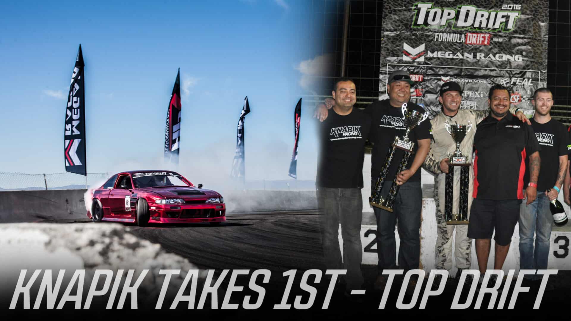 Adam Knapik Brings Home First Place @ 2016 Top Drift - Konig Wheels