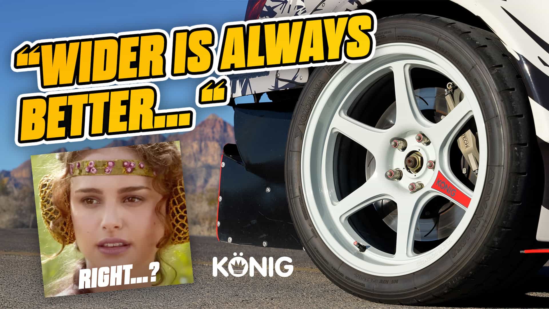 Is wider REALLY better? 🤔 - Konig Wheels